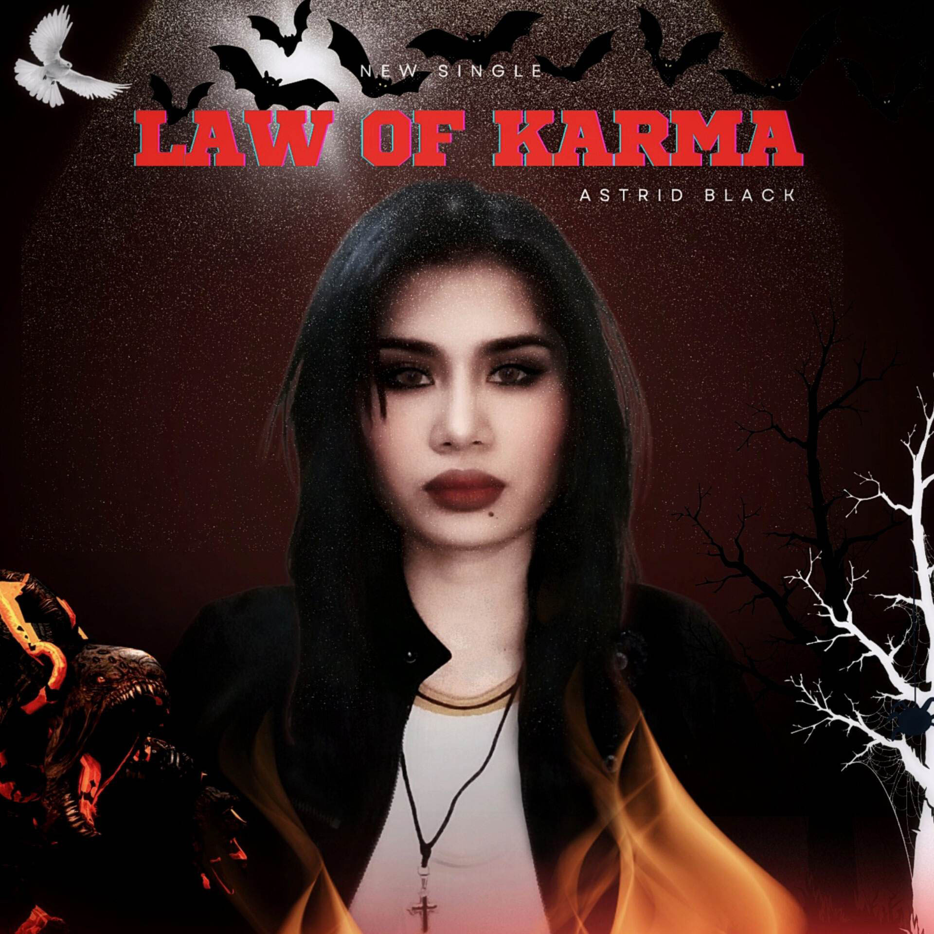 Dark Pop artist Astrid Black is back with “Law of Karma” – LA Music Review